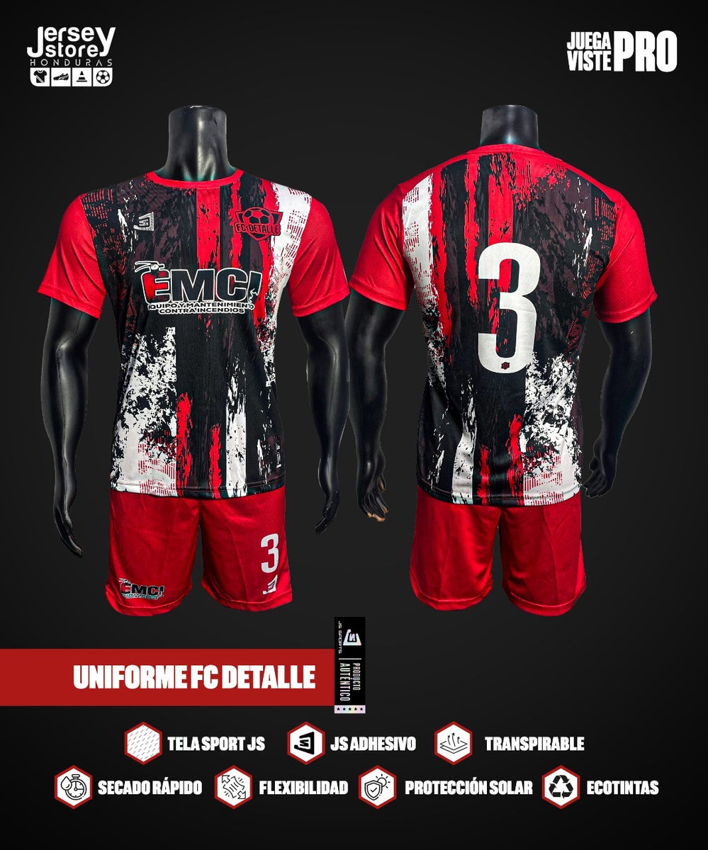 Uniforme completo FC detalle – Jersey Store HN