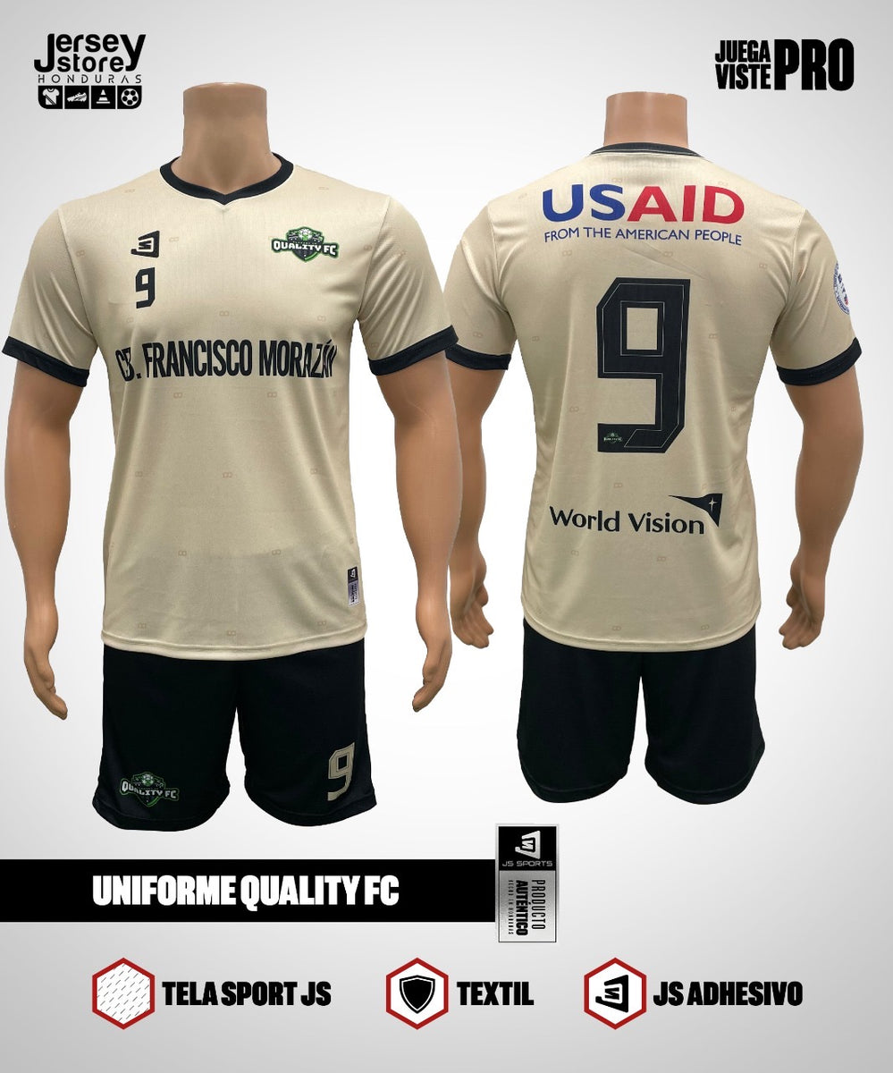 Uniforme completo Quality FC – Jersey Store HN